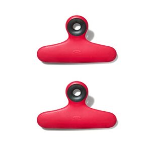 oxo good grips bag/chip clips, 2 pack, jam