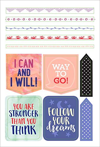 Essential Weekly Planner Stickers - She Believed She Could (Set of 160 Stickers)