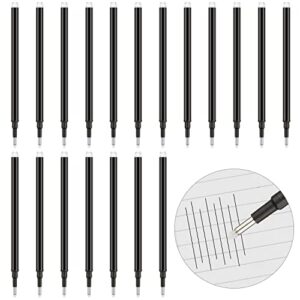 24 pieces gel ink refills erasable gel refills for erasable gel ink pens, fine point 0.7 mm (black)