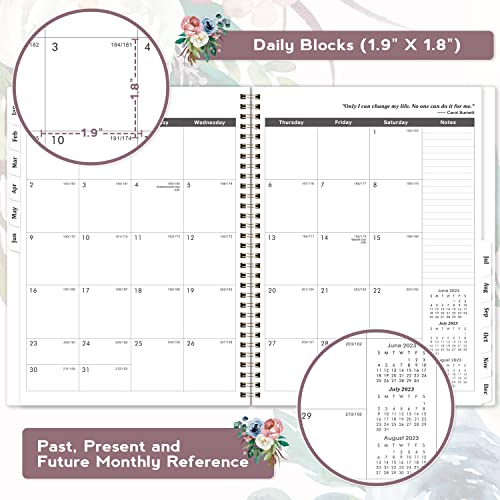 2023-2025 Monthly Planner/Calendar - Monthly Planner 2023-2025 with Monthly Tabs, July 2023 - June 2025, 9’’ × 11’’, Two Year Monthly Planner with Inner Pocket, Perfect Organizer