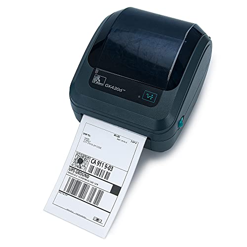 L LIKED 4000 Labels Fanfold 4" x 6" Direct Thermal Labels, with Perforated line for Thermal Printers - Compatible Zebra & Rollo Printer (4" x 6" - 4000 Labels)