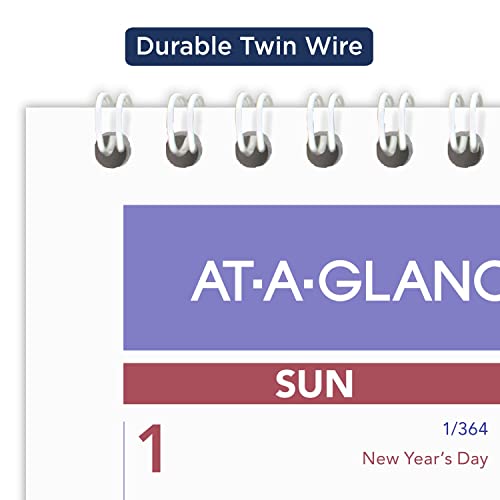 AT-A-GLANCE 2023 Wall Calendar, 15" x 12", Medium Wide, Spiral Bound, Monthly (PM828)