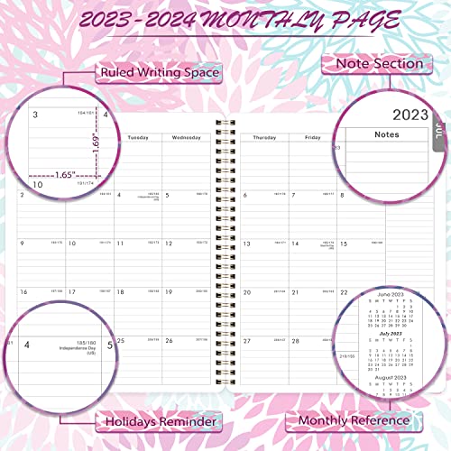 Planner 2023-2024 – Academic Planner 2023-2024, Jul 2023 - Jun 2024, 8" x 10",Weekly & Monthly Planner with to-do Lists, 8" x 10", Twin-Wire Binding, Flexible Cover, Thick Paper, Perfect for planning