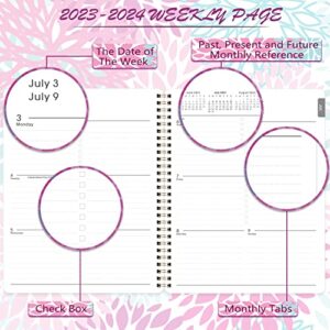 Planner 2023-2024 – Academic Planner 2023-2024, Jul 2023 - Jun 2024, 8" x 10",Weekly & Monthly Planner with to-do Lists, 8" x 10", Twin-Wire Binding, Flexible Cover, Thick Paper, Perfect for planning