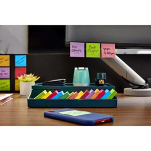 Post-it Super Sticky Notes,2x2 in, 8 Pads, 2x the Sticking Power, Supernova Neons Collection, Recyclable (622-8SSMIA) , 1 7/8" x 1 7/8" , Assorted