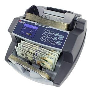 cassida 6600 uv/mg – usa business grade money counter with uv/mg/ir counterfeit detection – top loading bill counting machine w/ valucount™, add and batch modes – fast counting speed 1,400 notes/min