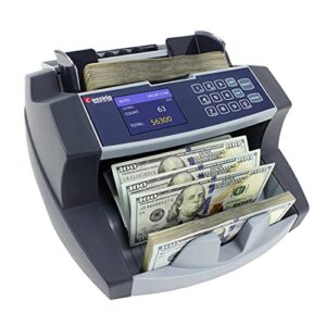 Cassida 6600 UV/MG – USA Business Grade Money Counter with UV/MG/IR Counterfeit Detection – Top Loading Bill Counting Machine w/ ValuCount™, Add and Batch Modes – Fast Counting Speed 1,400 Notes/Min