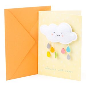 hallmark signature new baby greeting card, happy cloud