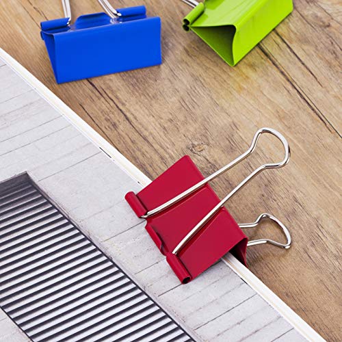 Mr. Pen- Extra Large Binder Clips, 2 Inch, 12 Pack, Assorted Color, Binder Clips Extra Large, Big Binder Clips, Large Paper Clip, Large Paper Clamps, Binder Clamps, Large Binder Clips, Large Clip