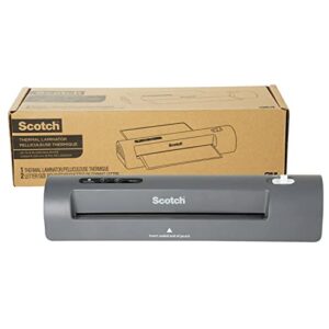 scotch thermal laminator, 2 roller system for a professional finish, use for home, office or school, suitable for use with photos (tl901x)