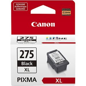 canon pg-275xl black ink cartridge, compatible to pixma ts3520, ts3522 and tr4720 printers