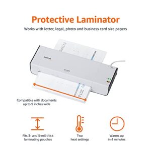 Amazon Basics 9-Inch Thermal Laminator Machine