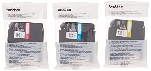 Brother Genuine High Yield Color Ink Cartridge, 3 Pack of LC103 , Replacement Color Ink Three Pack, Includes 1 Cartridge Each of Cyan, Magenta & Yellow, Page Yield Upto 600 Pages/Cartridge, LC103