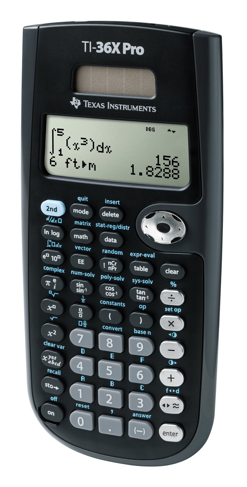 Texas Instruments TI-36X Pro Engineering/Scientific Calculator | 9.7 Inch | Black.