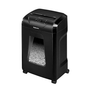 fellowes 12c15 12 sheet cross-cut paper shredder for home and office with safety lock