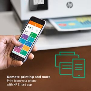 HP OfficeJet 8015e Wireless Color All-in-One Printer with 6 Months Free Ink with HP+(228F5A), White