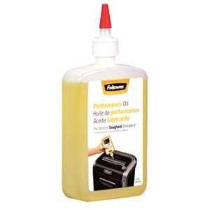 Fellowes Powershred Performance Shredder Oil, 12 oz. Extended Nozzle Bottle (35250)