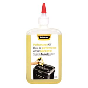 Fellowes Powershred Performance Shredder Oil, 12 oz. Extended Nozzle Bottle (35250)