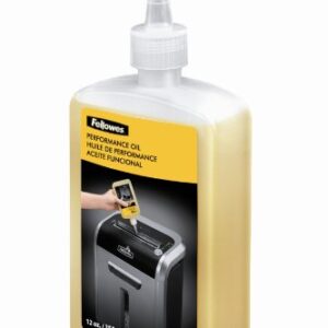 Fellowes Powershred Performance Shredder Oil, 12 oz. Extended Nozzle Bottle (35250)