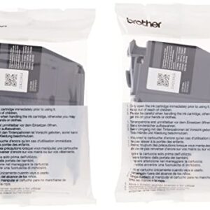 Brother Genuine LC30132PKS 2-Pack High Yield Black Ink Cartridges, Page Yield Up to 400 Pages/Cartridge, LC3013