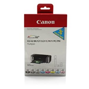 Canon CLI-42 8 PK Value Pack Ink, 8 Pack Compatible to PIXMA PRO-100