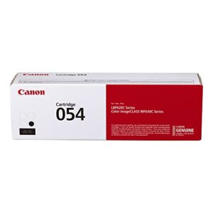 canon genuine toner, cartridge 054 black (3024c001) 1 pack, for canon color imageclass mf641cdw, mf642cdw, mf644cdw, lbp622cdw laser printers