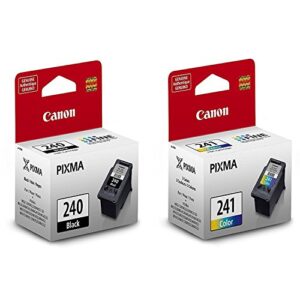 canon pixma pg-240 black & cl-241 color ink cartridges