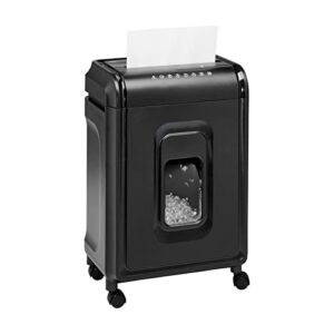 amazon basics 8-sheet high-security micro-cut shredder with pullout basket