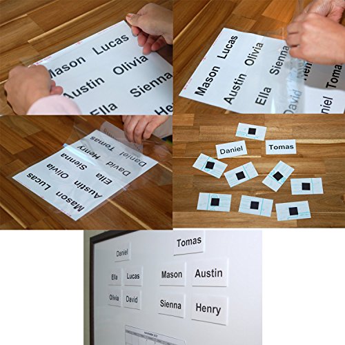 Pack of 24, Self-Adhesive Laminating Sheets, Clear Letter Size (9 x 12 Inches), 4 mil Thickness