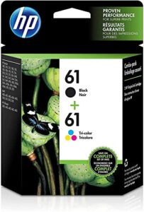 hp 61 | 2 ink cartridges | black, tri-color | ch561wn, ch562wn