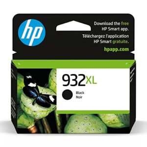 original hp 932xl black high-yield ink cartridge | works with hp officejet 6100, 6600, 6700, 7110, 7510, 7610 series | cn053an