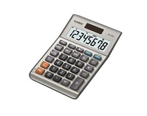 casio ms-80b standard function desktop calculator,black 147d×103w×28.8h mm