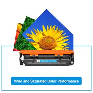 TRUE IMAGE Compatible Toner Cartridge Replacement for HP 131X CF210X 131A Pro 200 Color MFP M276nw M251nw M276n M251n CF210A CF211A CF212A CF213A Printer Ink (Black Cyan Yellow Magenta, 4-Pack)