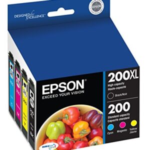 EPSON T200 DURABrite Ultra Ink High Capacity Black & Standard Color Cartridge Combo Pack (T200XL-BCS) for select Epson Expression and WorkForce Printers