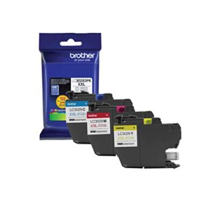 brother lc3029 color c/m/y ink cartridges (lc30293pks), super high yield, 3/pack,cyan/magenta/yellow