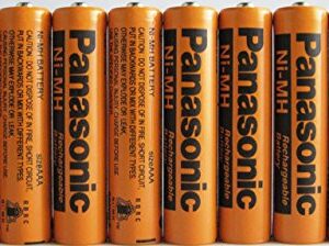 Panasonic HHR-75AAA/B-10 Ni-MH Rechargeable Battery for Cordless Phones, 700 mAh (Pack of 10)