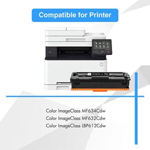 TRUE IMAGE Compatible Toner Cartridge Replacement for Canon 045 045H CRG-045H MF634 Color ImageCLASS MF634Cdw MF632Cdw LBP612Cdw MF632 Printer Ink (Black, 1-Pack)