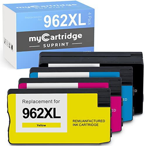 962XL 962 XL Remanufactured Ink Cartridge Replacement for HP 962XL HP962XL HP962 Ink Cartridge Combo Pack for HP OfficeJet Pro 9010 9015 9025 9018 9020 9012 9019 9016 9014 9027 9029 9026 9022 9028