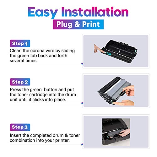 ONLYU Compatible Drum Unit Replacement for Brother DR420 DR 420 for Brother HL-2270DW HL-2280DW HL-2230 HL-2240 MFC-7360N MFC-7860DW DCP-7065DN Intellifax 2840 2940 Printer (1 Pack)