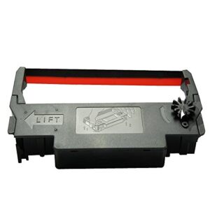 ERC 30 / 34 / 38 Ink Ribbon Cartridge Black and Red Compatible Epson TM 200, TMU 220, TMU230 Printers (6 Pack)