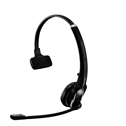 Sennheiser SD Pro 1 ML (506010) - Single-Sided, Multi Connectivity Wireless DECT Headset for Desk Phone & Certified for Skype for Business, Ultra Noise-Cancelling Microphone (Black)