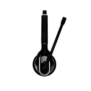 Sennheiser SD Pro 1 ML (506010) - Single-Sided, Multi Connectivity Wireless DECT Headset for Desk Phone & Certified for Skype for Business, Ultra Noise-Cancelling Microphone (Black)