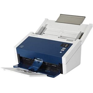 visioneer xerox documate 6440 duplex document scanner for pc and mac, automatic document feeder (adf), white & navy (xdm6440-u)