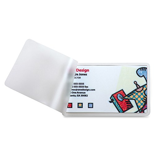 Business Source 5 mil Business Card Laminating Pouches (20861)