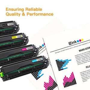 E-Z Ink (TM) Compatible Toner Cartridge Replacement for Samsung 504 504S CLT-K504S CLT-504S CLT-M504S CLT-C504S CLT-Y504S to Use with SL-C1860FW SL-C1810W CLP-415NW CLX-4195FW Printer Tray (4 Pack)