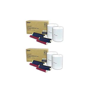 dnp 2x 4×6″ dye sub media for ds620a printer, 400 prints per roll, 2 piece