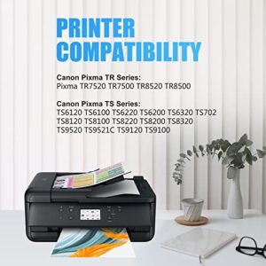 Miss Deer Compatible Ink cartridges Replacement for Canon 280 PGI-280 PGI-280XXL 280XXL PGBK for Canon PIXMA TR7520 TR8520 TS6120 TS6220 TS8120 TS8220 TS9120 TS9520 TS6320 TS9521C (PGBK, 3-Pack)