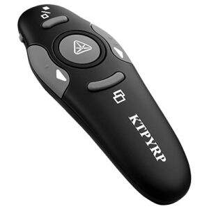 presentation clicker pointer wireless presenter remote control, usb presentation remote ppt clicker slide clicker advancer for mac/win/computer/laptop