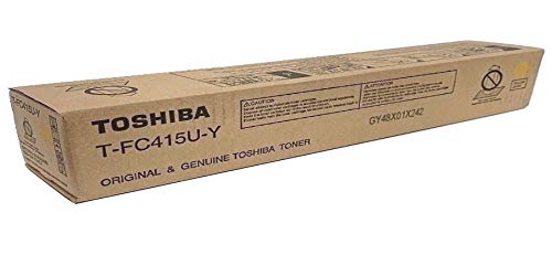 Toshiba T-FC415U-K T-FC415U-C T-FC415U-M T-FC415U-Y e-Studio 2515 3015 3515 4515 5015 Toner Cartridge Set (Black Cyan Magenta Yellow, 4-Pack) in Retail Packaging