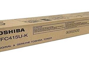 Toshiba T-FC415U-K T-FC415U-C T-FC415U-M T-FC415U-Y e-Studio 2515 3015 3515 4515 5015 Toner Cartridge Set (Black Cyan Magenta Yellow, 4-Pack) in Retail Packaging